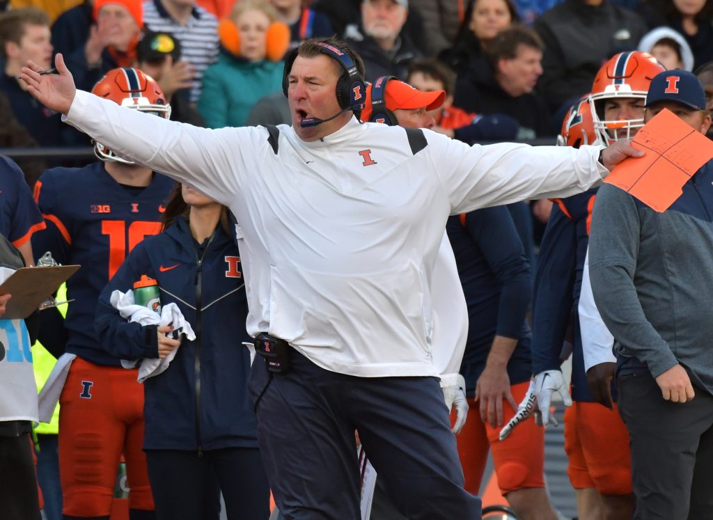 Bret Bielema Done Talking & Submitting Plays With Big Ten Officiating ...