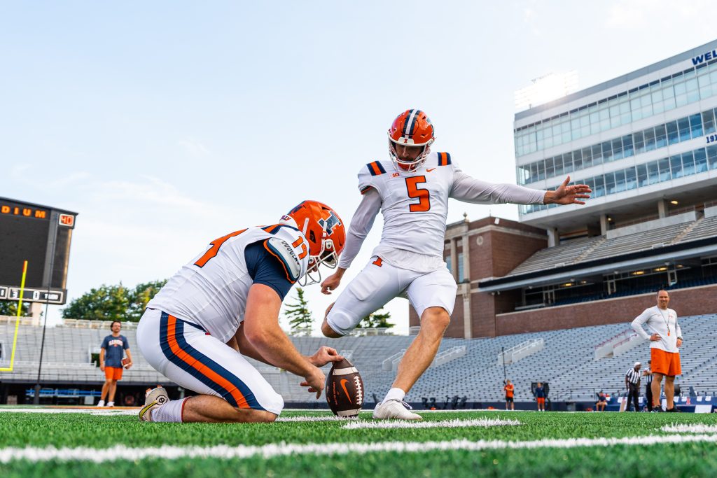 Caleb Griffin Given Opportunity at Kicking Triple Crown in Final Year at Illinois - IlliniGuys.com
