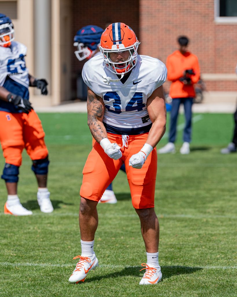 Special Teams Star Ryan Meed Impresses at Illini Pro Day Workouts ...