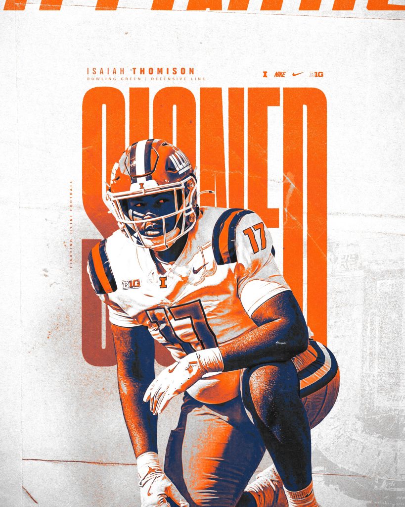 Fmr. Bowling Green DL Isaiah Thomison Added to Illini’s 2026 Defensive ...
